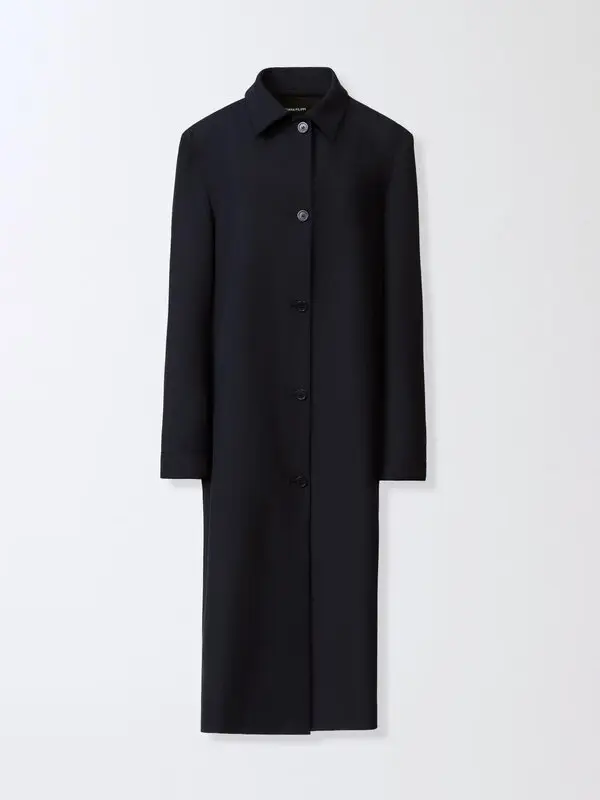 Fabiana Filippi Long Coat - Blue