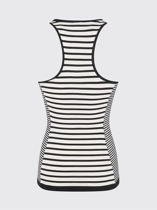 Elisabetta Franchi Striped Knit Tank Top