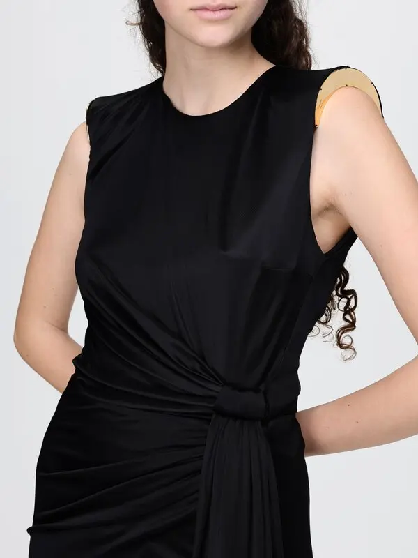 Elisabetta Franchi Sleeveless Draped Top - Black
