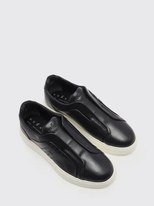 Hogan Nappa Leather Slip-on Sneakers - Navy