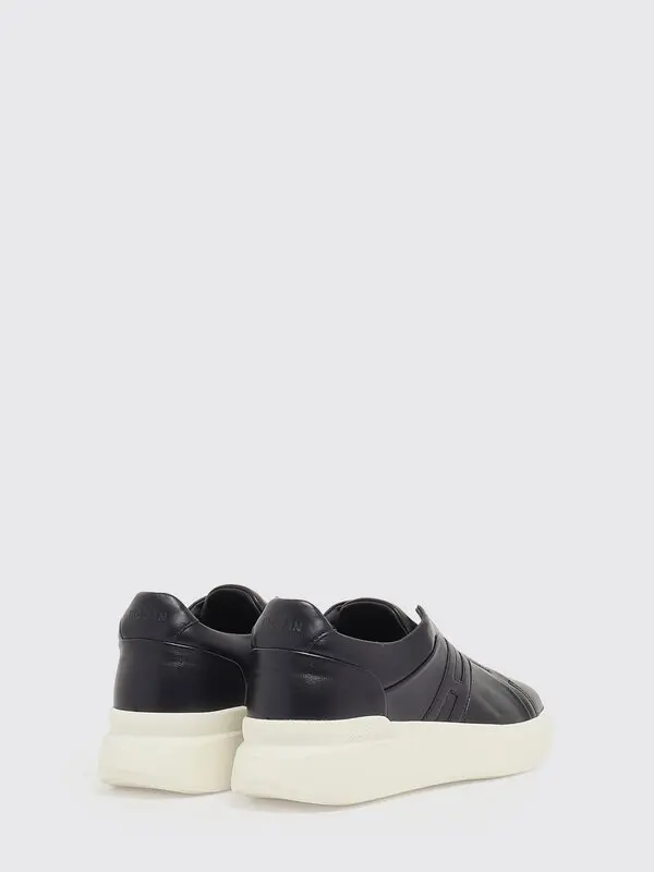Hogan Nappa Leather Slip-on Sneakers - Navy