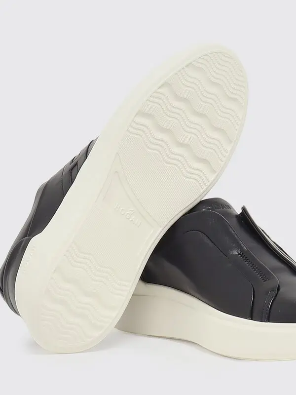 Hogan Nappa Leather Slip-on Sneakers - Navy