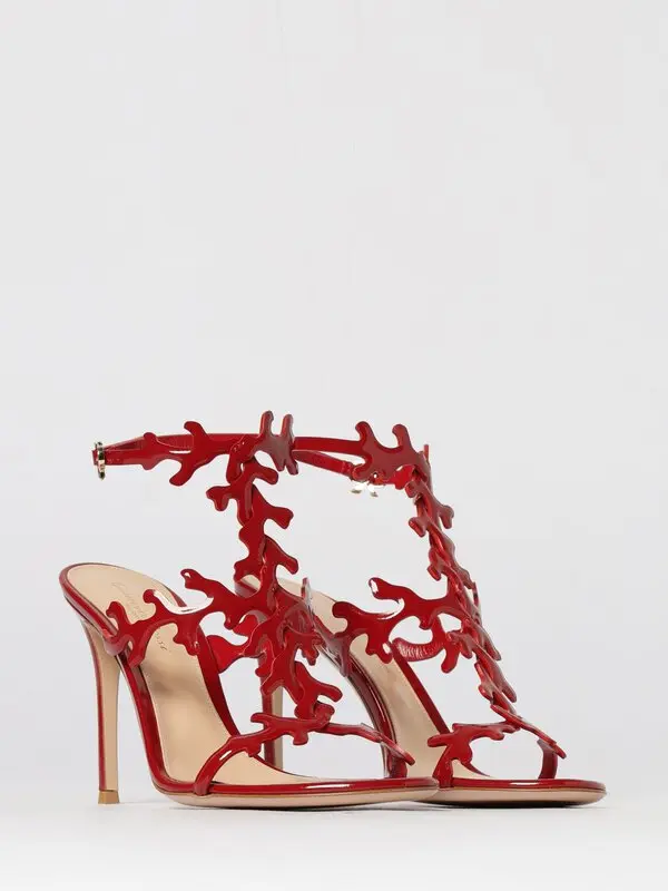 GIANVITO ROSSI Ocean Patent Nappa Stiletto Sandals