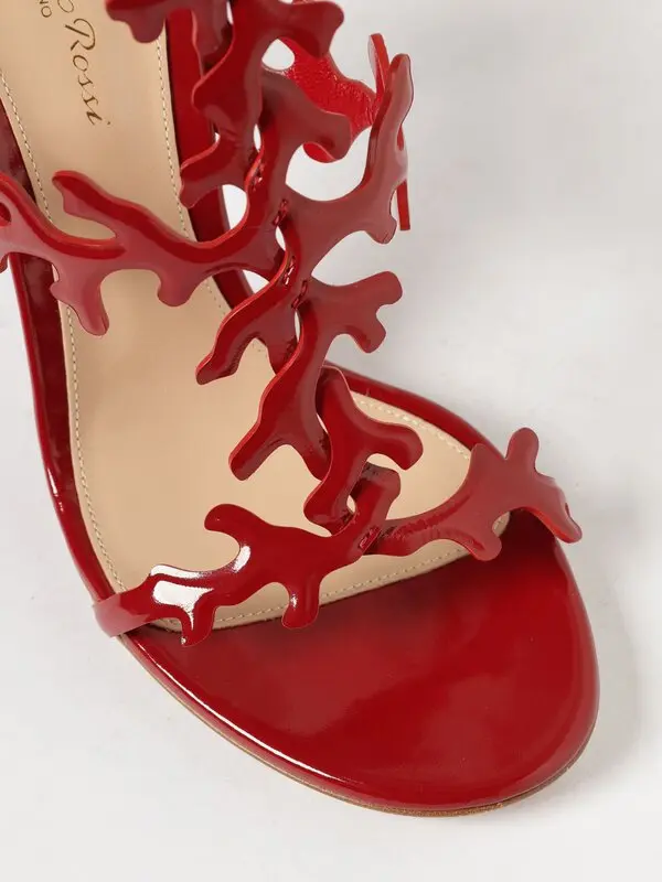 GIANVITO ROSSI Ocean Patent Nappa Stiletto Sandals