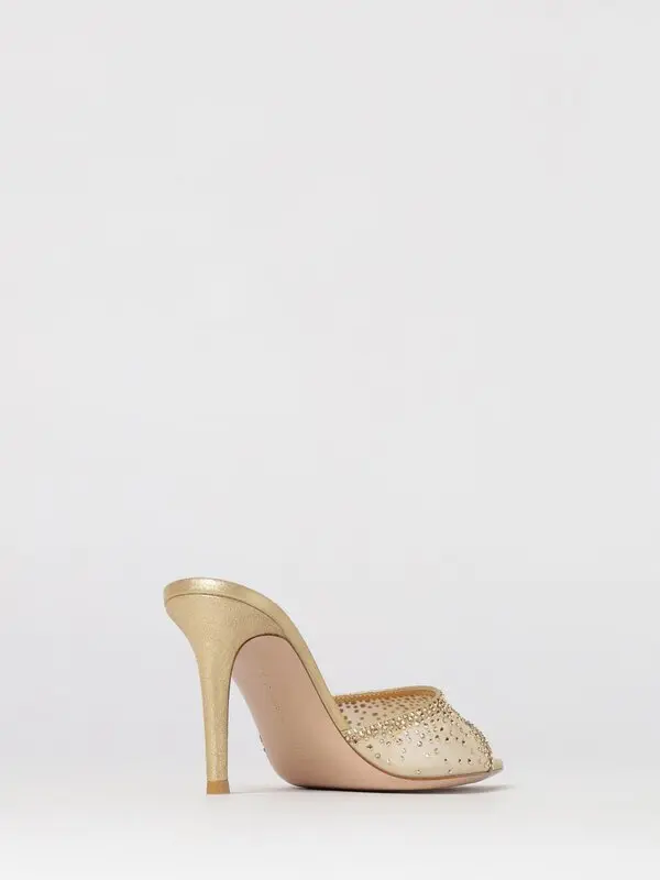 GIANVITO ROSSI Rania Crystal-embellished Stiletto Mules