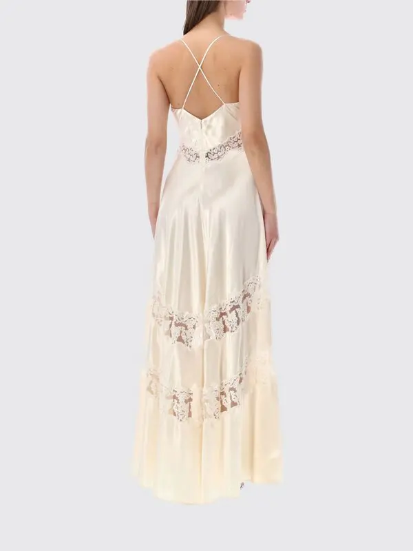 Alberta Ferretti Lace Detailed Dress