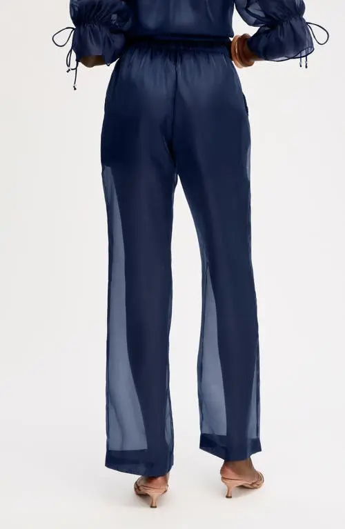 Sam Edelman Sheer Wide Leg Pants