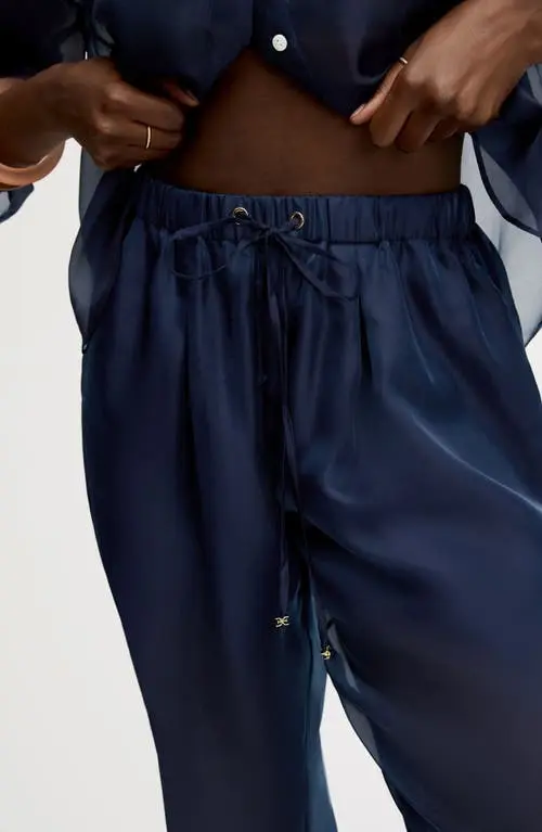 Sam Edelman Sheer Wide Leg Pants