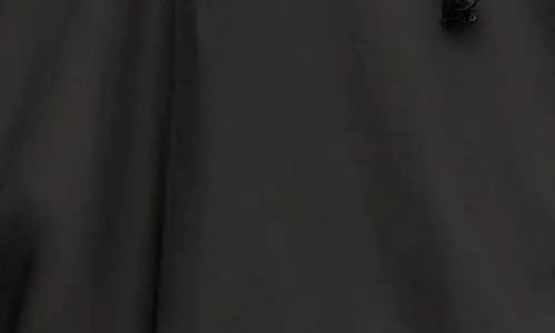 Sam Edelman Paillette Bubble Crop Top - True Black