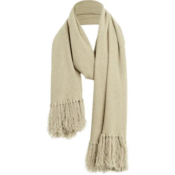 FAVORITE DAUGHTER The Fringe Lightweight Scarf - Oatmeal