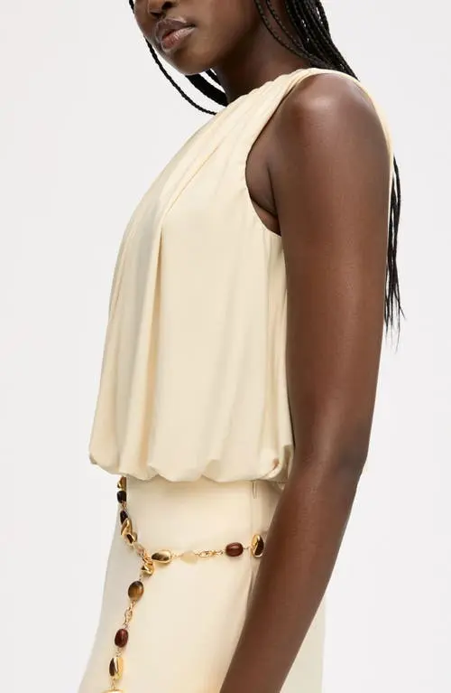 Sam Edelman Blouson Sleeveless Crop Top