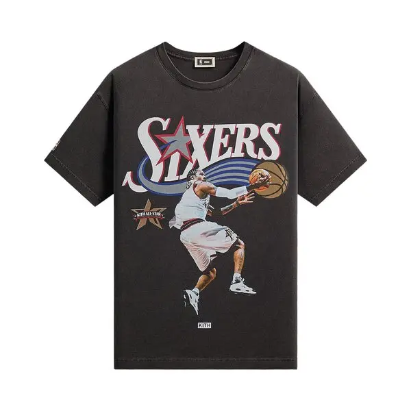 Kith For Nba Allen Iverson Vintage Tee - Black
