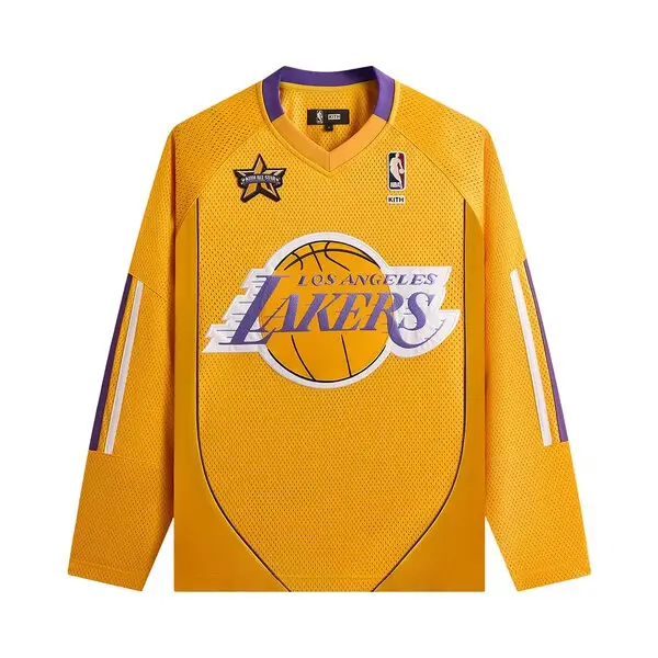 Kith For Nba All-star Los Angeles Lakers Samuel Shirt - Yellow