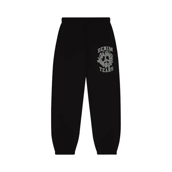 DENIM TEARS Denim University Sweatpants - Black