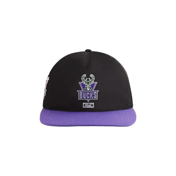 Kith X '47 For Nba All-star Milwaukee Bucks Sl Hitch Snapback - Black