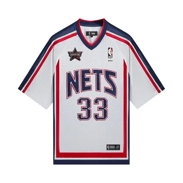 Kith For Nba All-star New Jersey Nets Leon Shirt - White