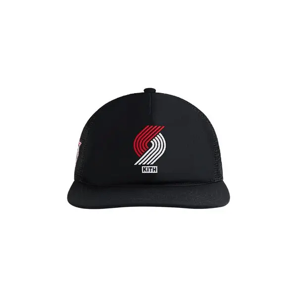 Kith X '47 For Nba All-star Portland Trail Blazers Trucker Hat - Black