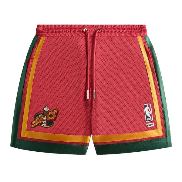 Kith For Nba All-star Seattle Supersonics Short - Red