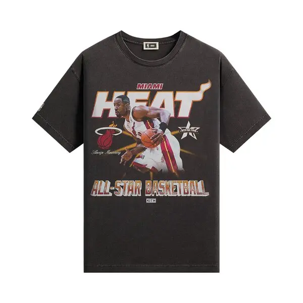 Kith For Nba All-star Miami Heat Alonzo Mourning Vintage Tee