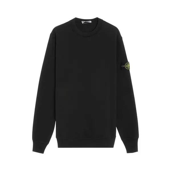 Stone Island Garment Dyed Classic Sweatshirt - Black