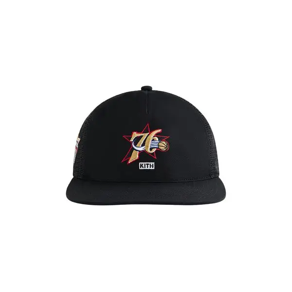 Kith X '47 Nba All-star Philadelphia 76ers Trucker Hat - Black