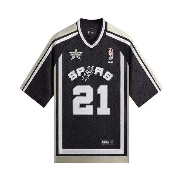 Kith For Nba All-star San Antonio Spurs Leon Shirt - Black