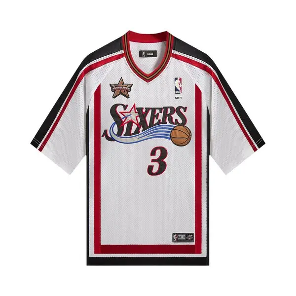 Kith For Nba All-star Philadelphia 76ers Leon Shirt - Black