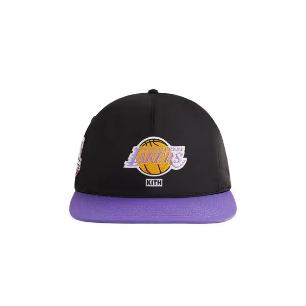 Kith X '47 Nba All-star Los Angeles Lakers Sl Hitch Snapback - Black
