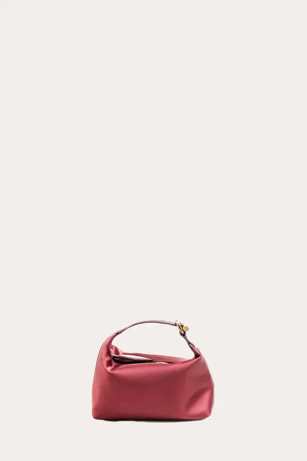 LIFFNER Pillow Pouch Micro Maroon Satin