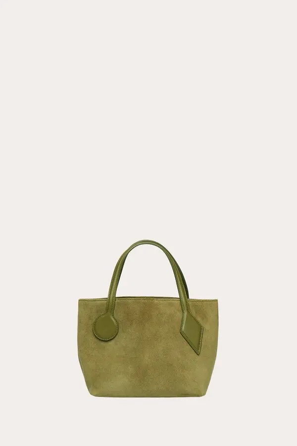 LIFFNER Micro Herb Suede Top Handle Bag