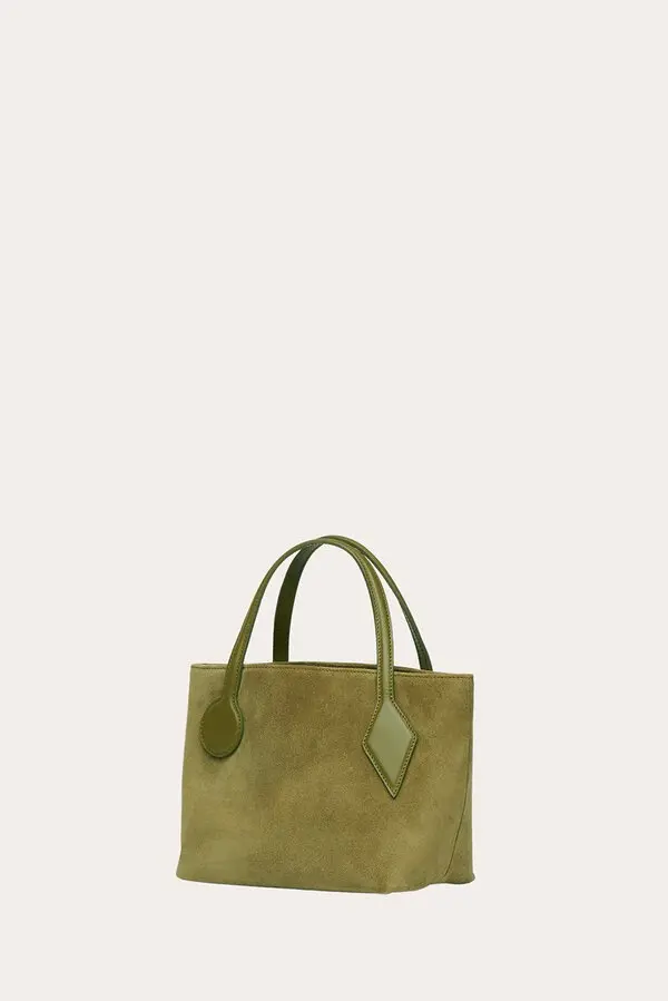 LIFFNER Micro Herb Suede Top Handle Bag