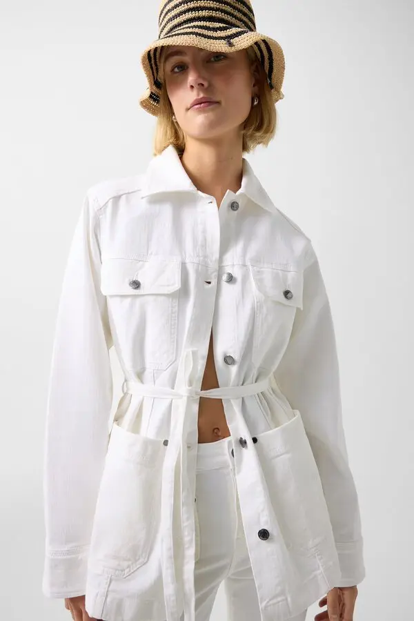 Bogner Pelin Denim Jacket - White