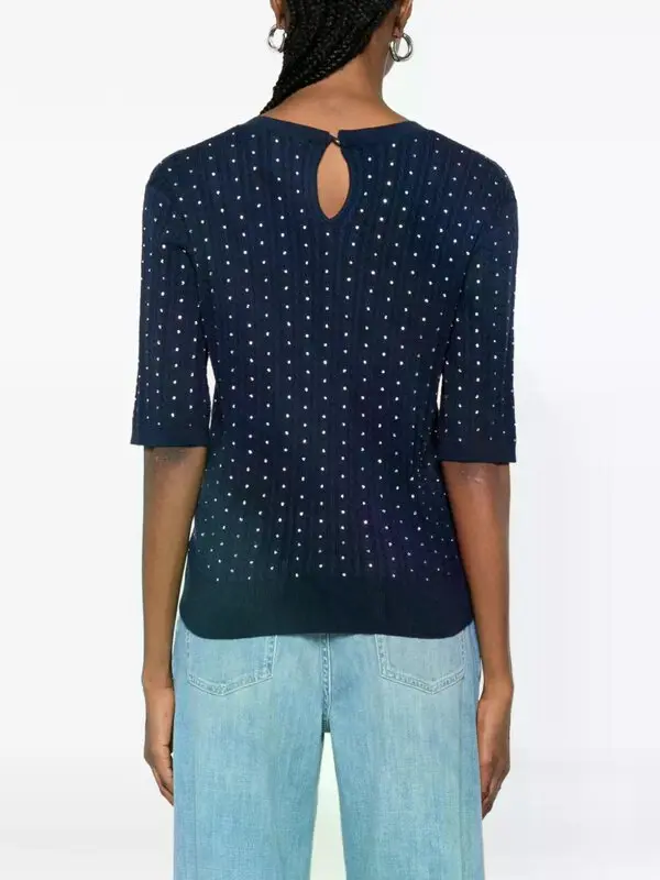 Maje Embellished Crew-neck T-shirt