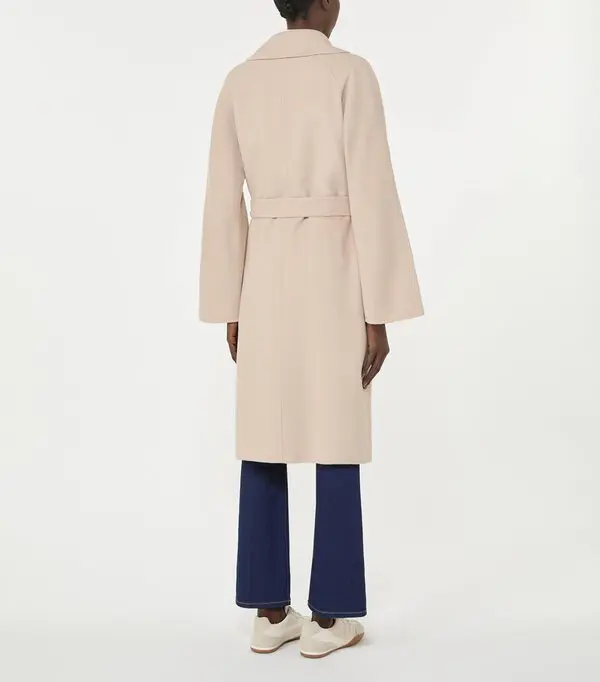 Max Mara Wool-blend Belted Coat - Beige