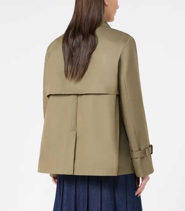 Max Mara Cotton-blend Trench Jacket