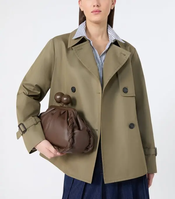 Max Mara Cotton-blend Trench Jacket