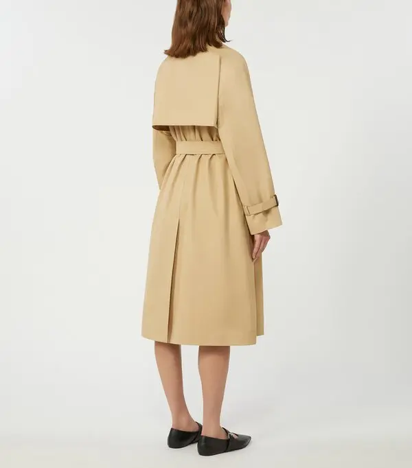 Max Mara Gabardine Reversible Trench Coat