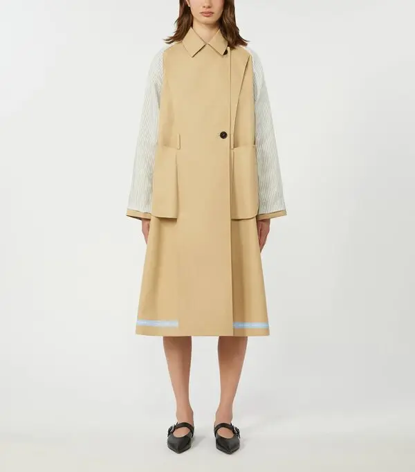 Max Mara Gabardine Reversible Trench Coat