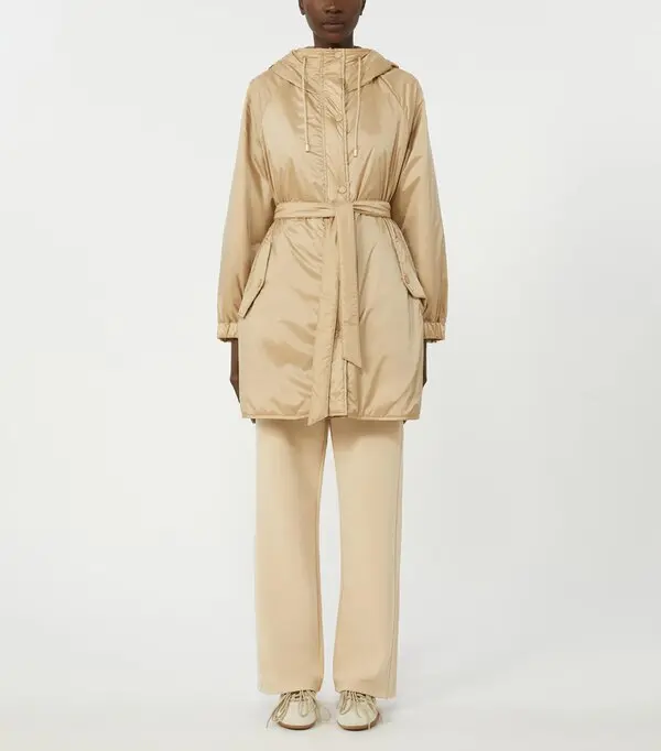 Max Mara Reversible Hooded Coat - Beige