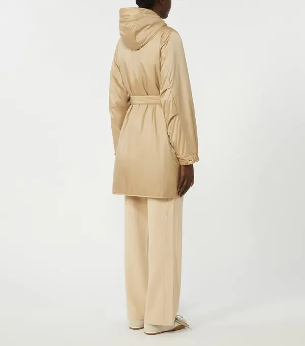 Max Mara Reversible Hooded Coat - Beige