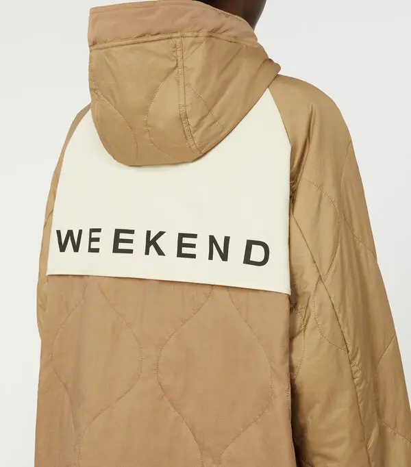 Max Mara Reversible Hooded Coat - Beige
