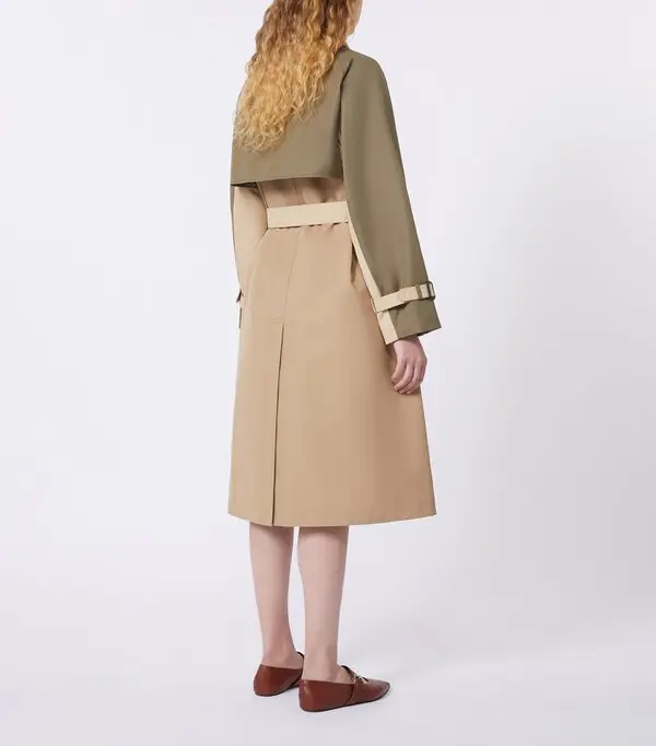 Max Mara Gabardine Reversible Trench Coat
