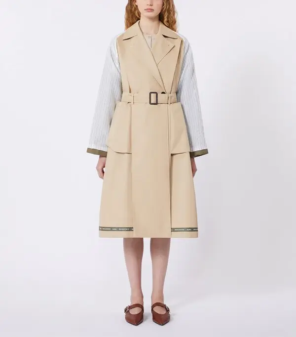 Max Mara Gabardine Reversible Trench Coat