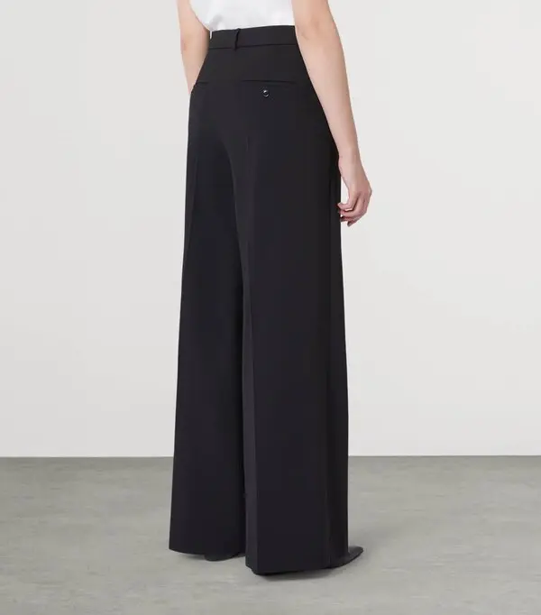 Max Mara Virgin Wool Wide-leg Trousers