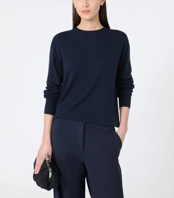 Max Mara Wool-cashmere Crewneck Sweater