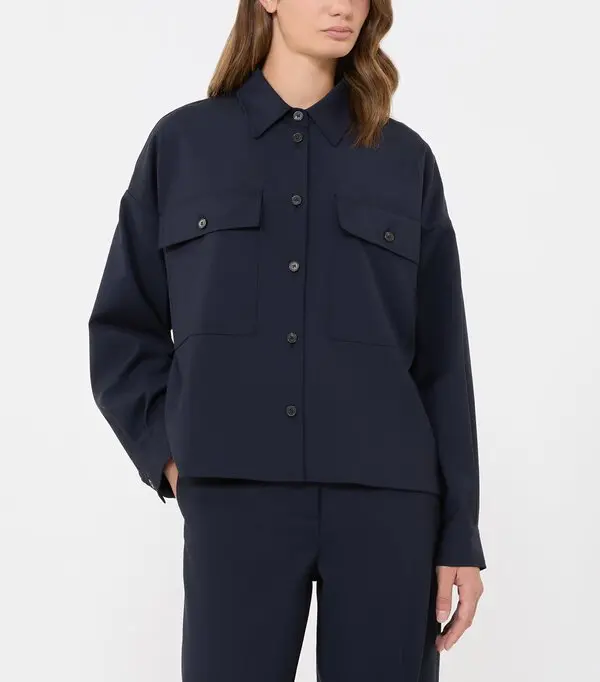 Max Mara Virgin Wool Overshirt
