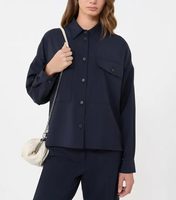 Max Mara Virgin Wool Overshirt