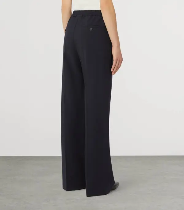 Max Mara Virgin Wool Straight-leg Trousers