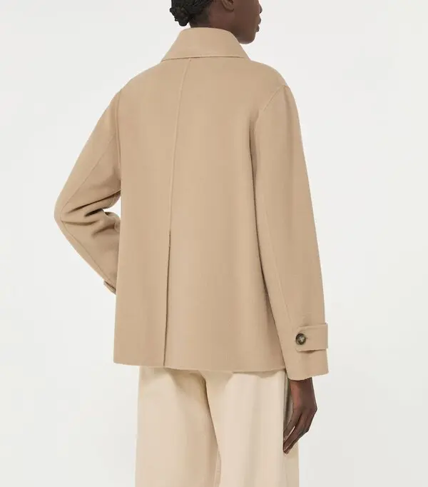 Max Mara Wool-blend Double-breasted Coat - Beige