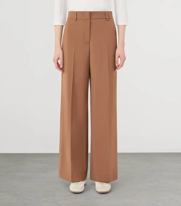 Max Mara Wool Wide-leg Trousers